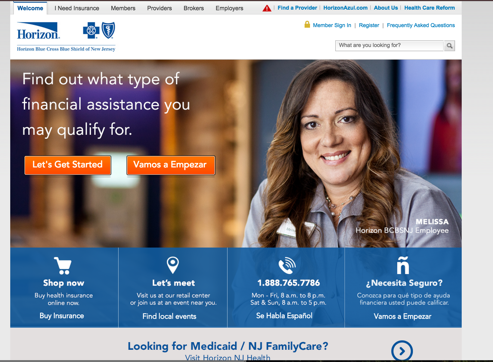 HorizonBlue.com (Bad Design) – IXD@Pratt