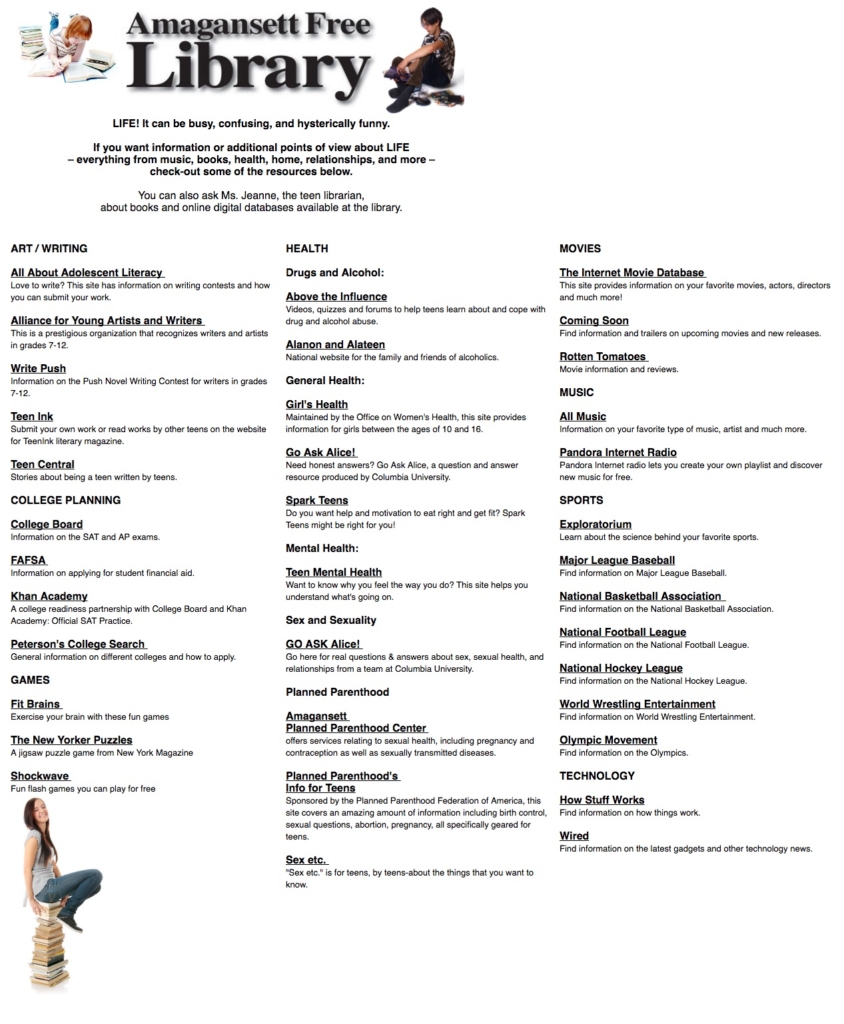 Design Critique: Amagansett Free Library (Desktop & Mobile) – IXD@Pratt