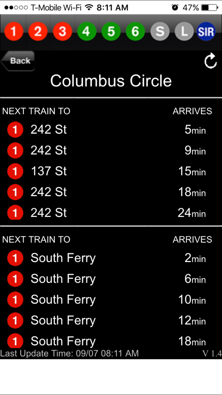 Design Critique: MTA Subway Time App – IXD@Pratt