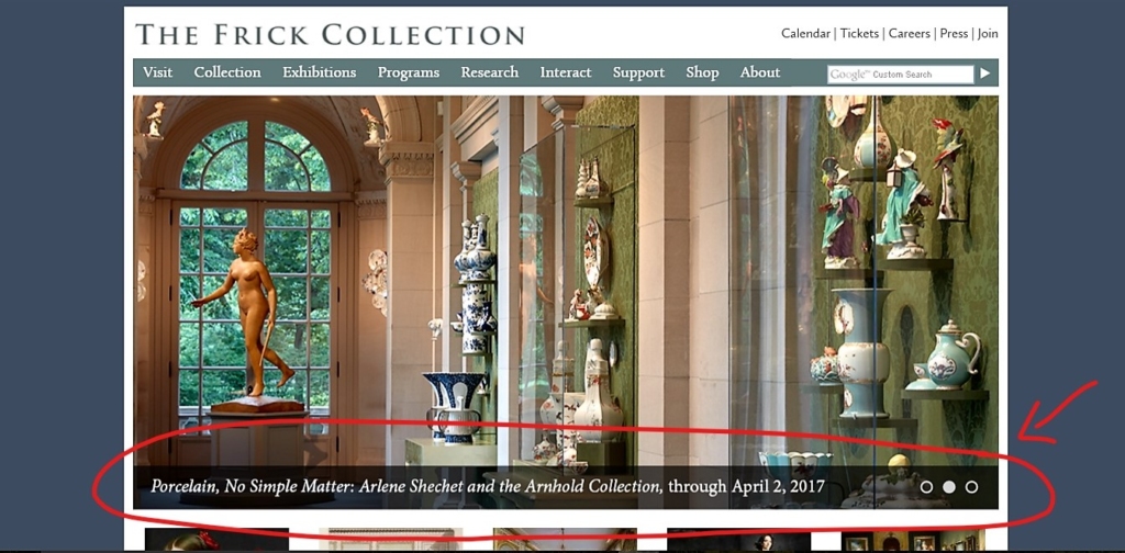 Design Critique: The Frick Collection-Website – IXD@Pratt