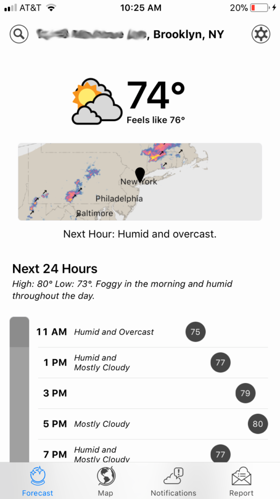 Design Critique: Dark Sky (iPhone app) – IXD@Pratt