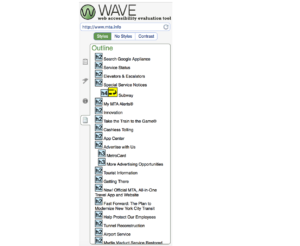 WAVE: Web Accessibility Evaluation Tool – IXD@Pratt