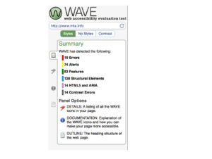 WAVE: Web Accessibility Evaluation Tool – IXD@Pratt