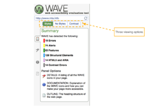 WAVE: Web Accessibility Evaluation Tool – IXD@Pratt