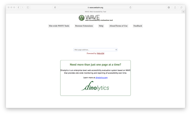 WAVE: Web Accessibility Evaluation Tool – IXD@Pratt