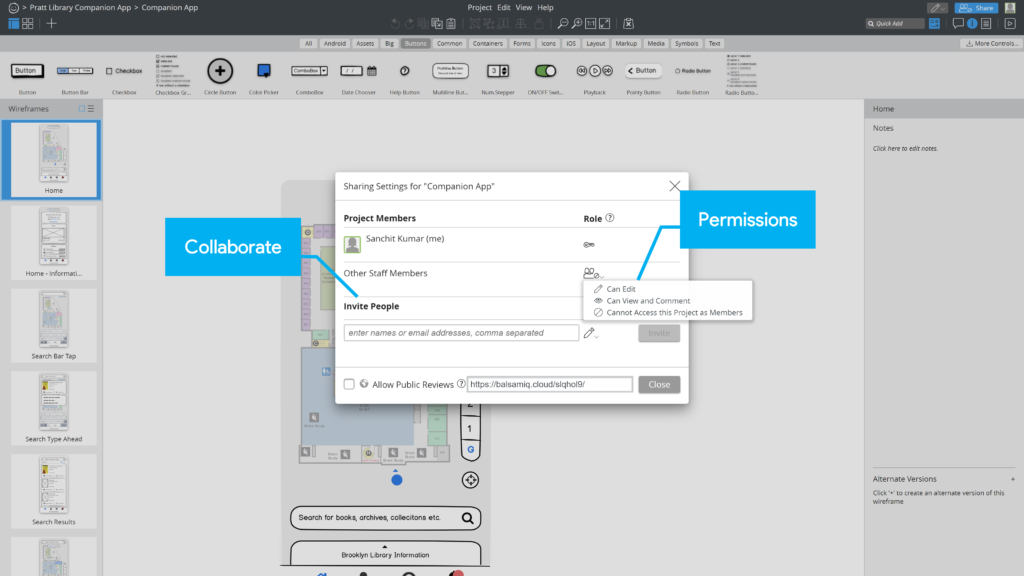 My Experience with Balsamiq Mockups – A Rapid Wireframing Tool – IXD@Pratt