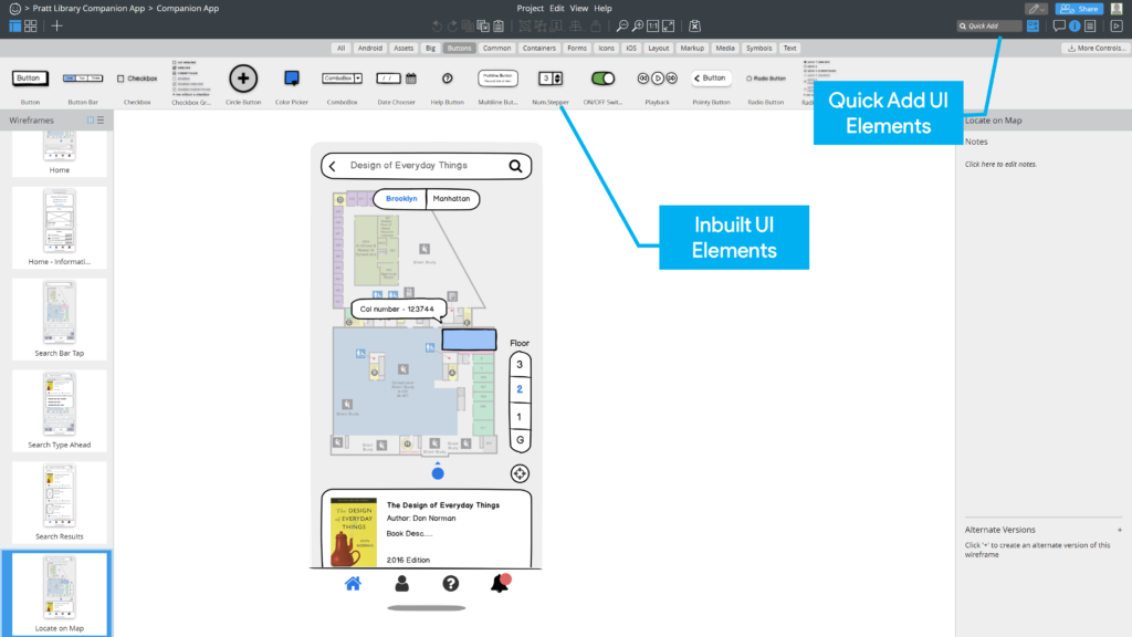 My Experience with Balsamiq Mockups – A Rapid Wireframing Tool – IXD@Pratt