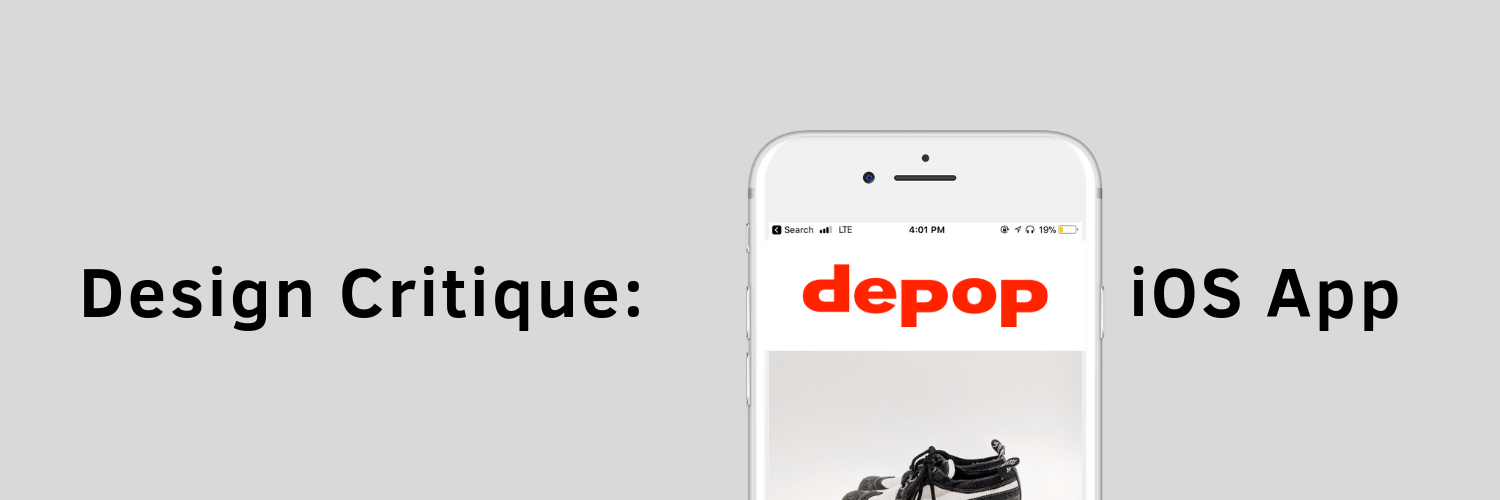 Design Critique: Depop iOS app – IXD@Pratt