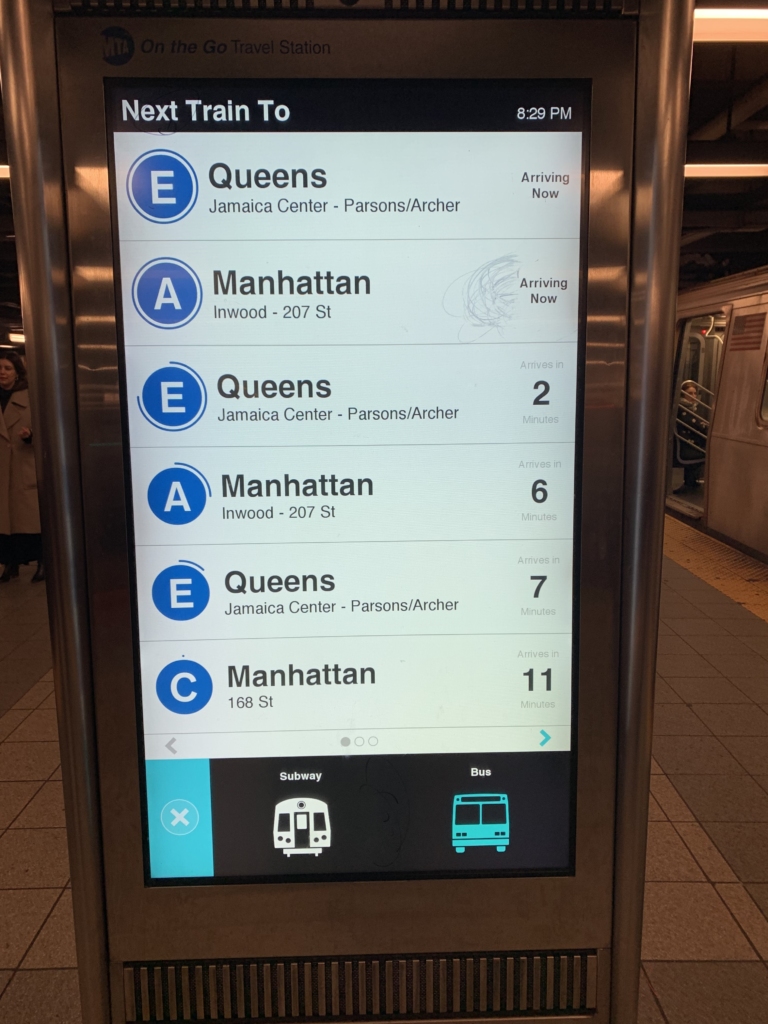 Design Critique – MTA On the Go Kiosks – IXD@Pratt