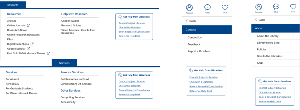 Re-design of Seton Hall University Libraries Website – IXD@Pratt