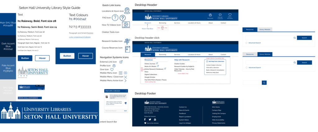 Re-design of Seton Hall University Libraries Website – IXD@Pratt