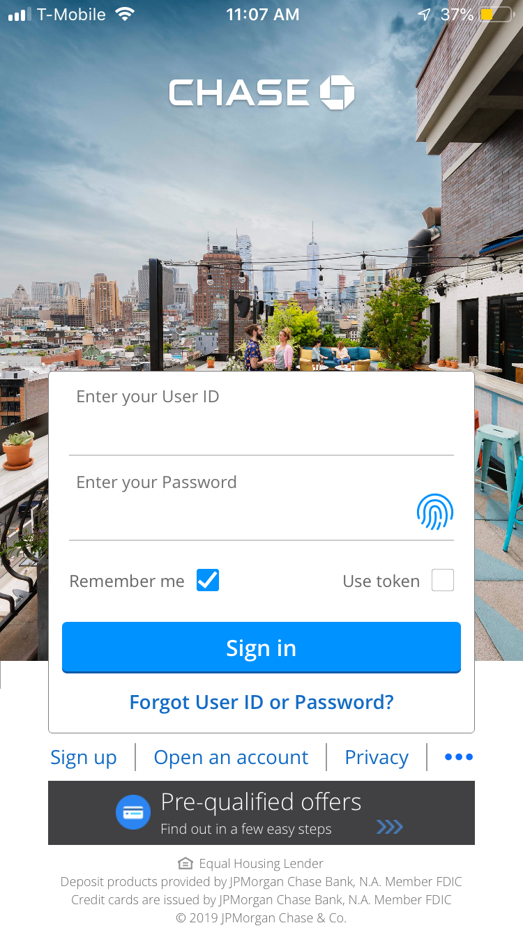 Design Critique : JP Morgan Chase Mobile Banking (IOS Version) – IXD@Pratt