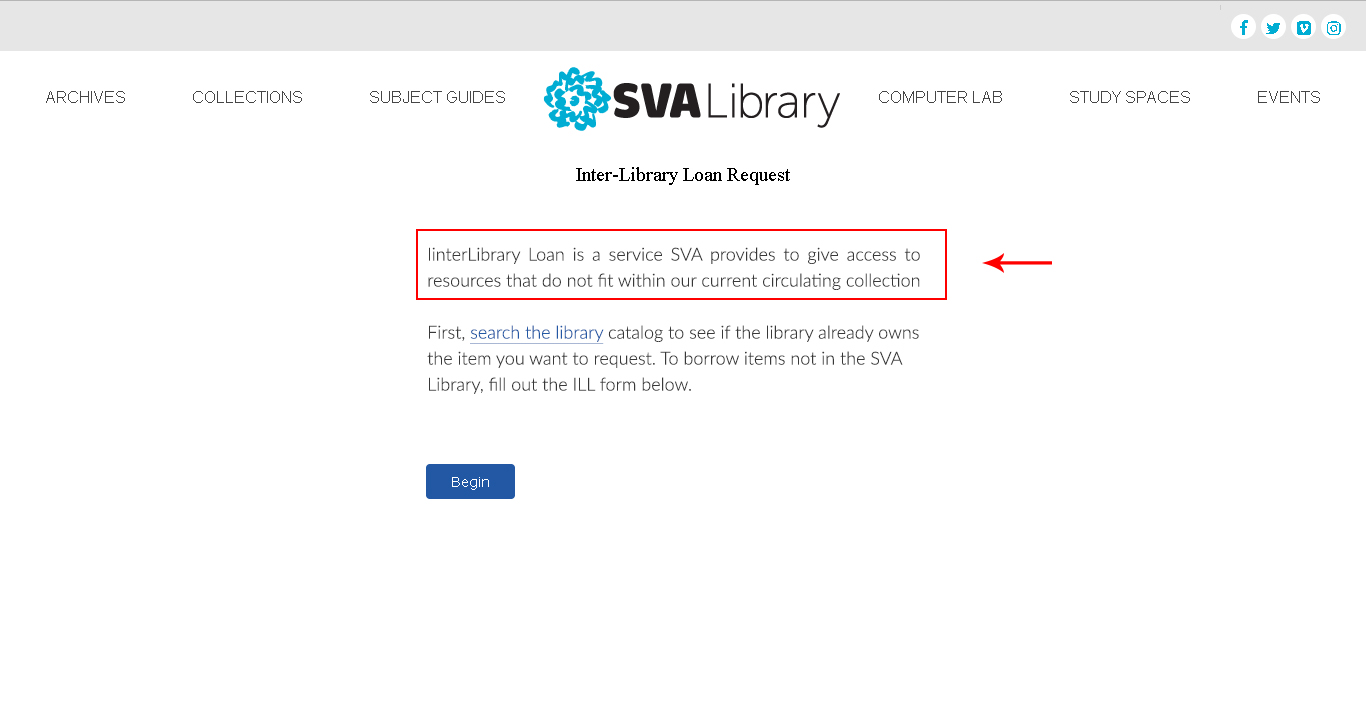 School of Visual Arts(SVA) Library Website – Evaluation Story – IXD@Pratt