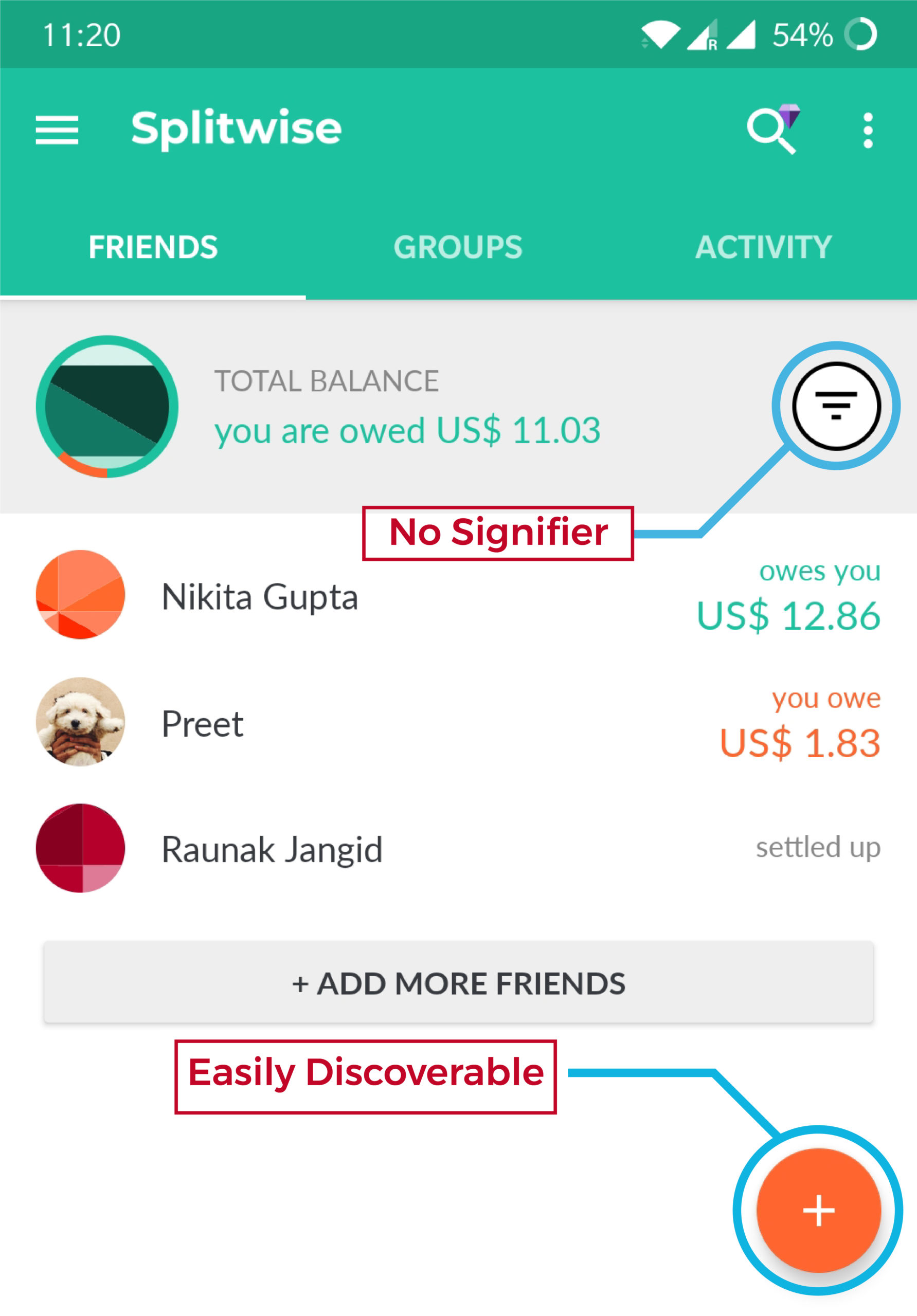Design Critique: Splitwise (Android App) – IXD@Pratt