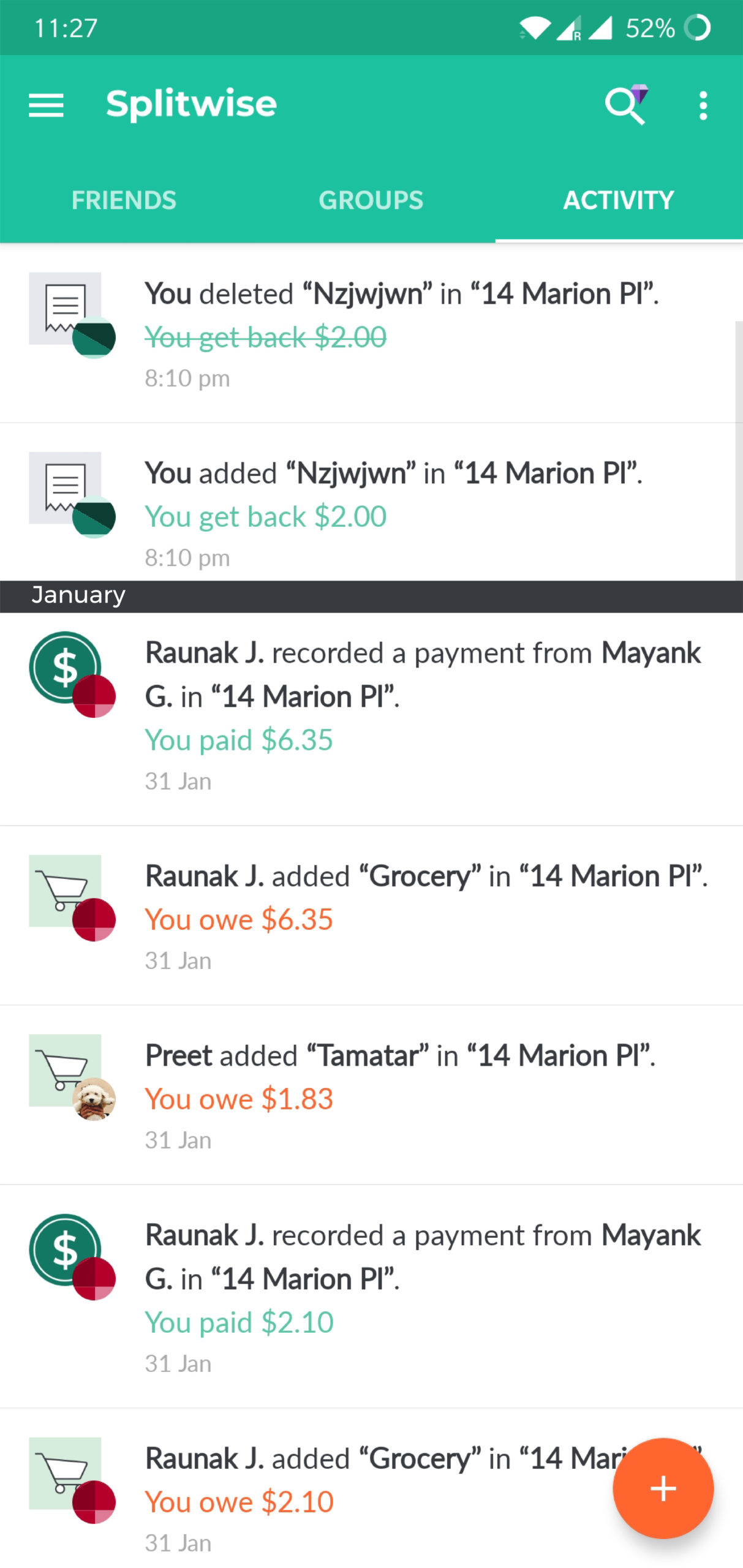 Design Critique: Splitwise (Android App) – IXD@Pratt