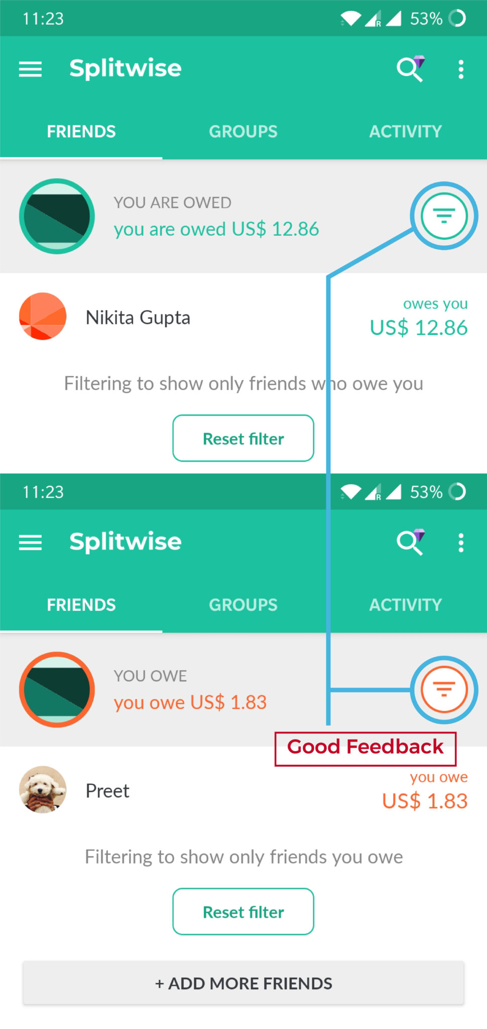 Design Critique: Splitwise (Android App) – IXD@Pratt