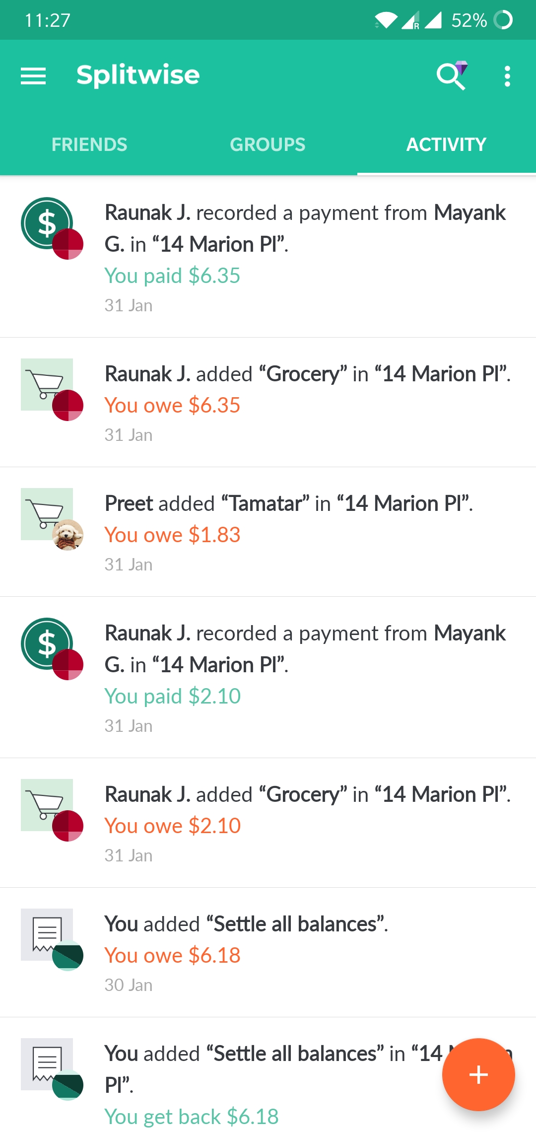 Design Critique: Splitwise (Android App) – IXD@Pratt