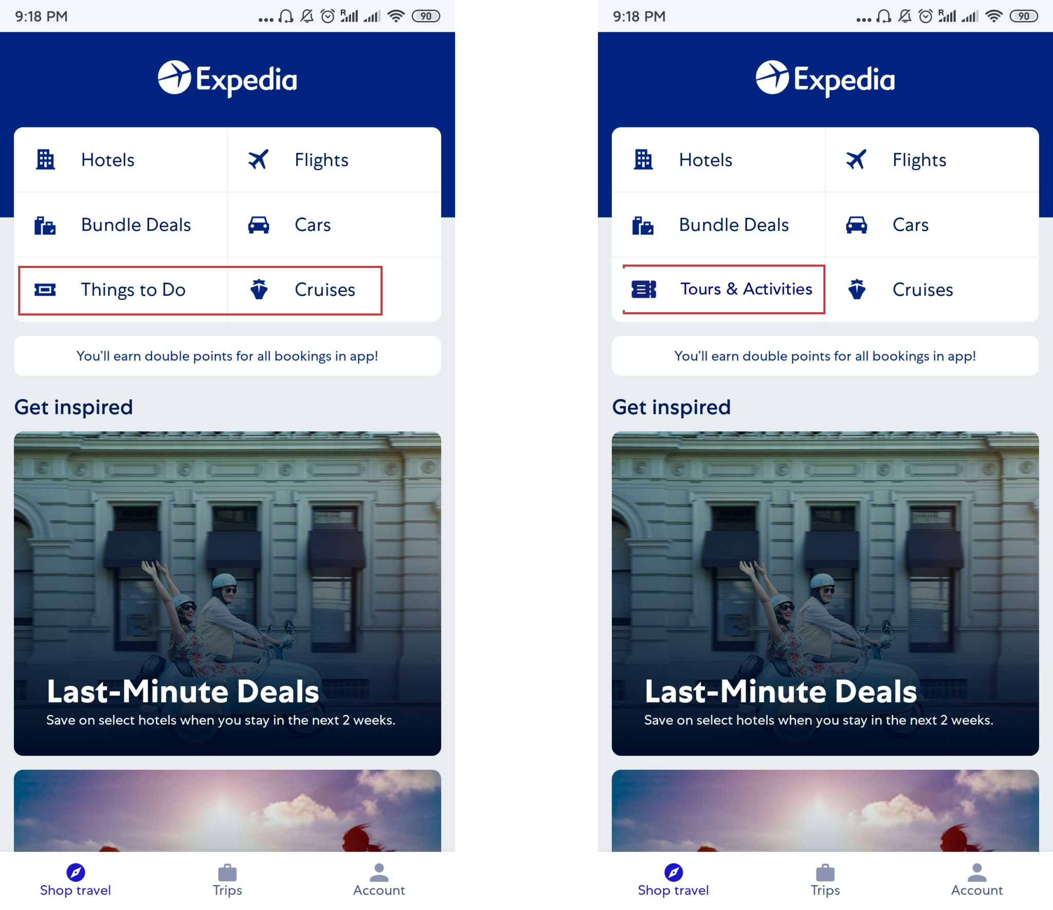 Design Critique: Expedia (Android App) – IXD@Pratt