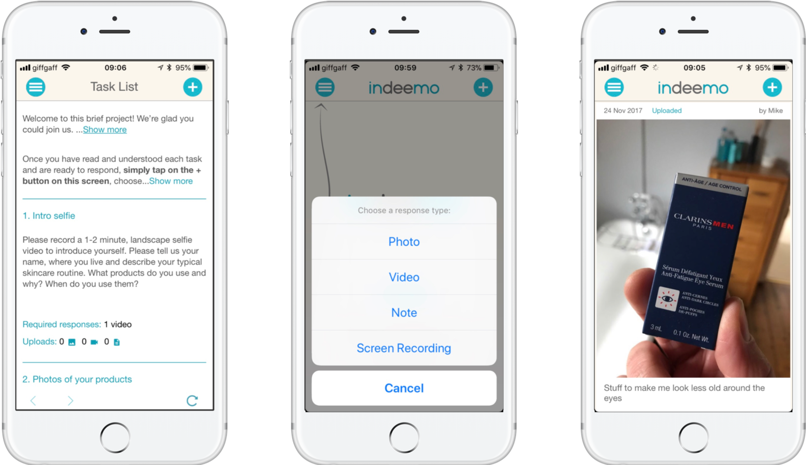 Indeemo – A Tool for Conducting Diary Studies – IXD@Pratt