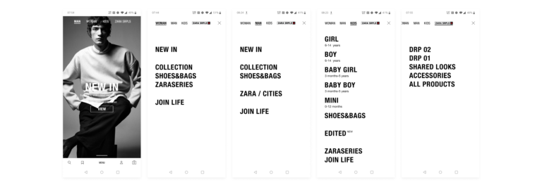 Design Critique: Zara (Mobile App) – IXD@Pratt