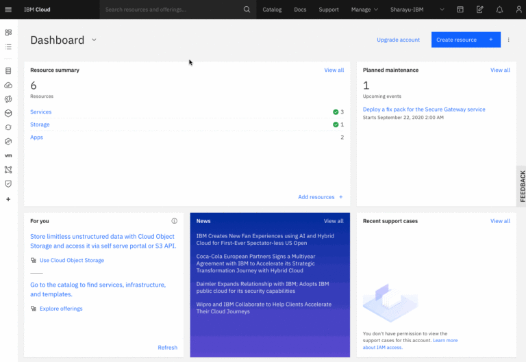 Design Critique: IBM Cloud Web UI – IXD@Pratt