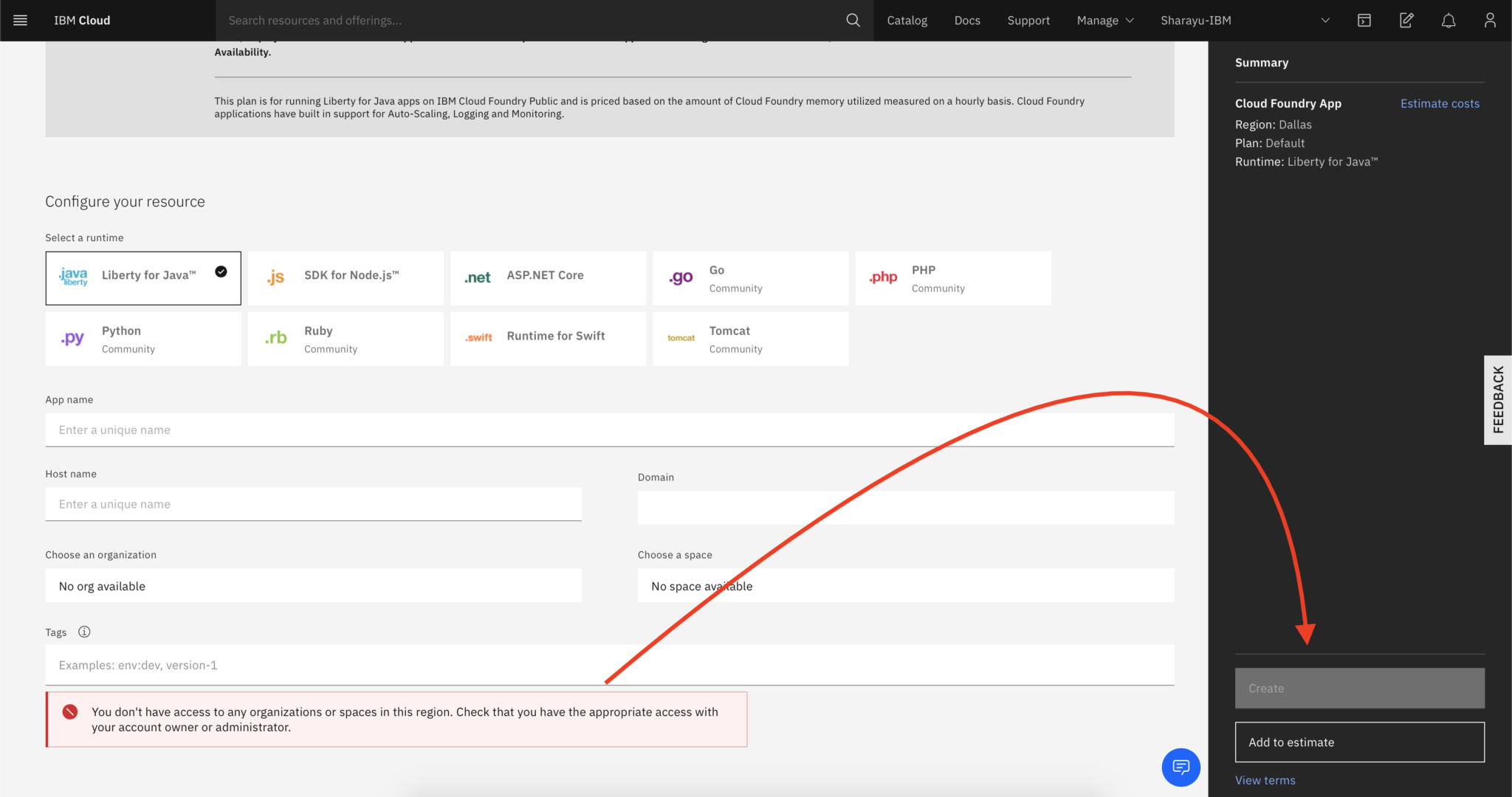 Design Critique: IBM Cloud Web UI – IXD@Pratt