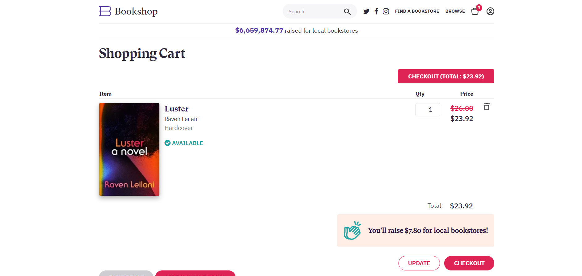 Design Critique: Bookshop (website) – IXD@Pratt