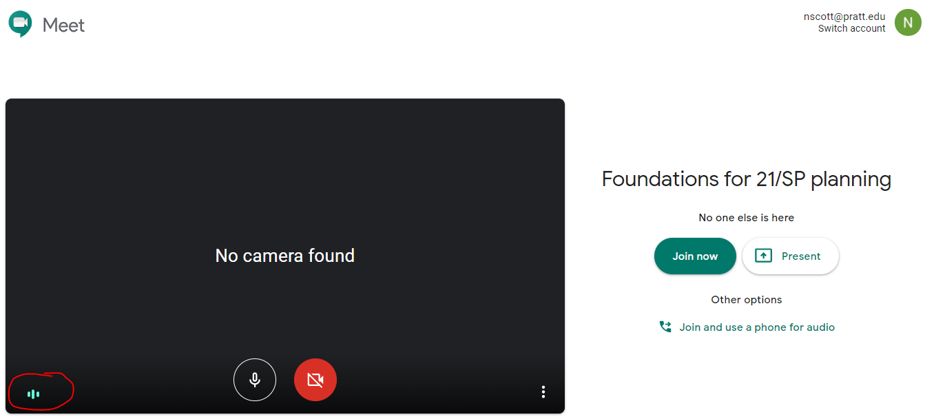 Design Critique: Google Meet – IXD@Pratt