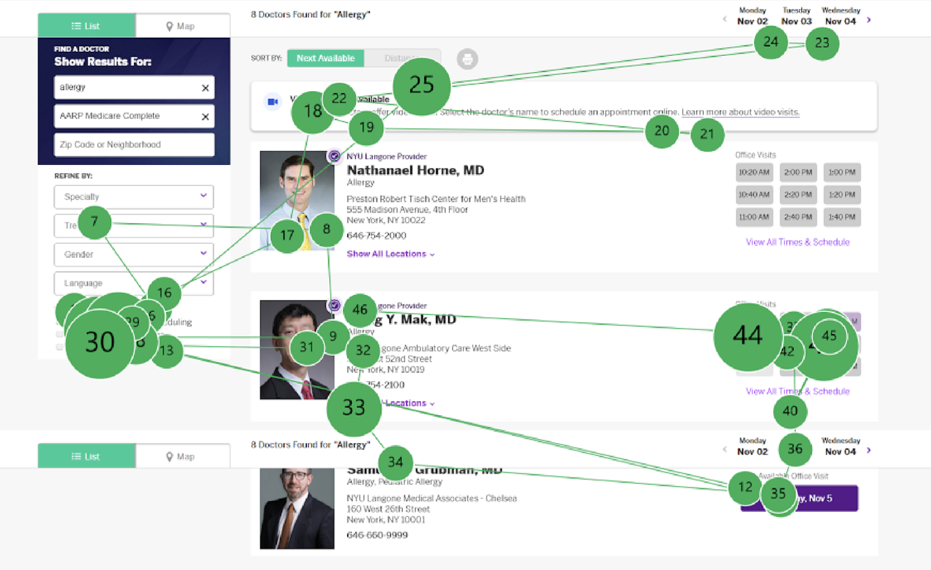 Eye Tracking Study – NYU Langone Health – IXD@Pratt