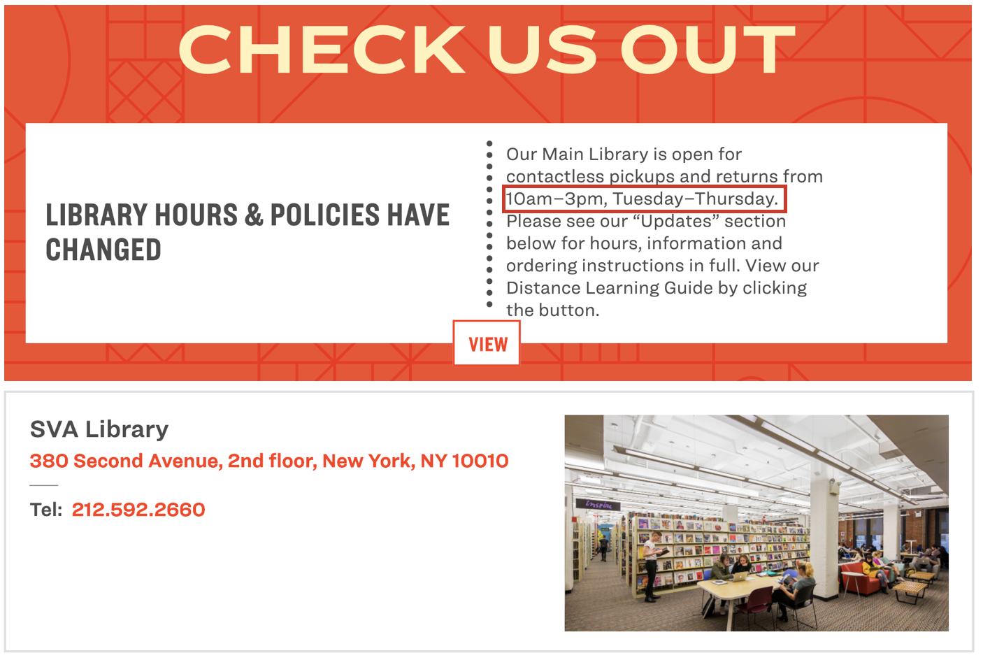 Evaluation Story: School of Visual Arts Library – IXD@Pratt