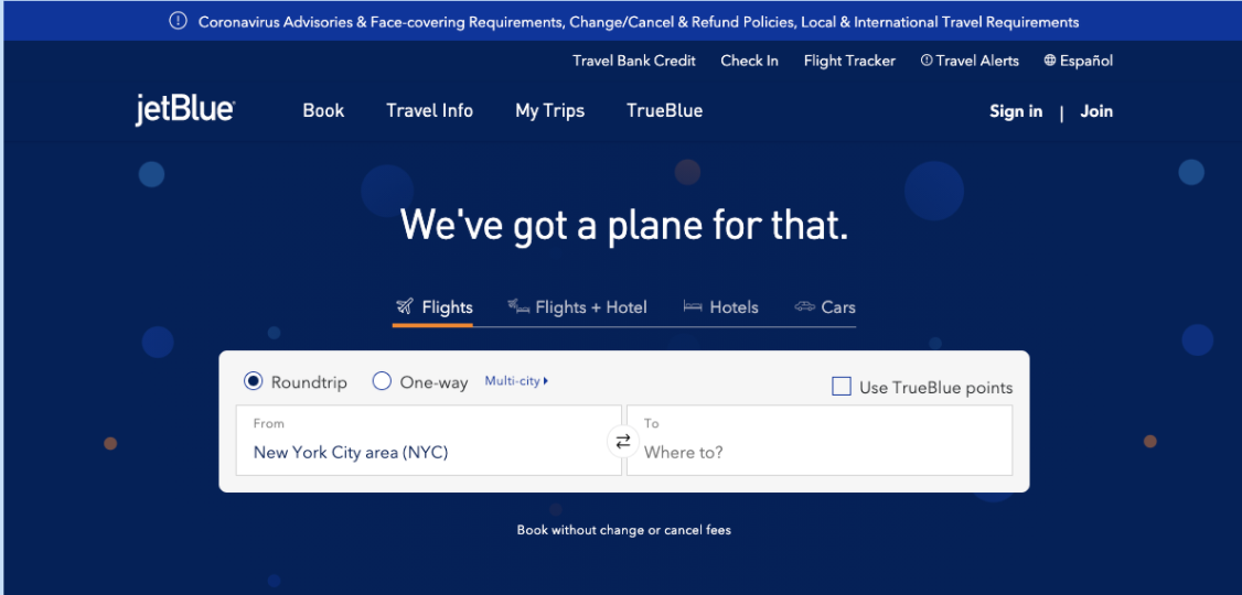 Eye-Tracking Study: Jet Blue Airlines – IXD@Pratt