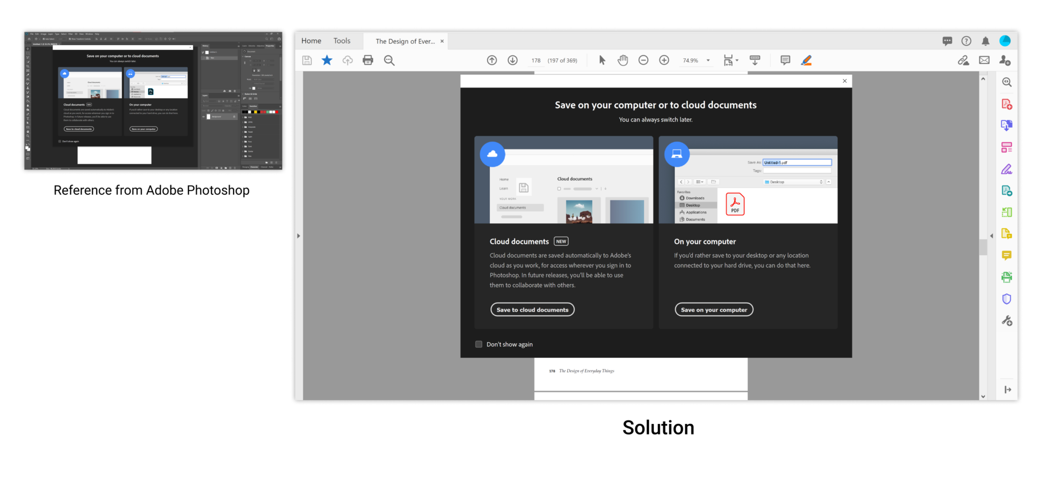 Design Critique: Adobe Acrobat (Desktop software [Windows/ Mac]) – IXD ...