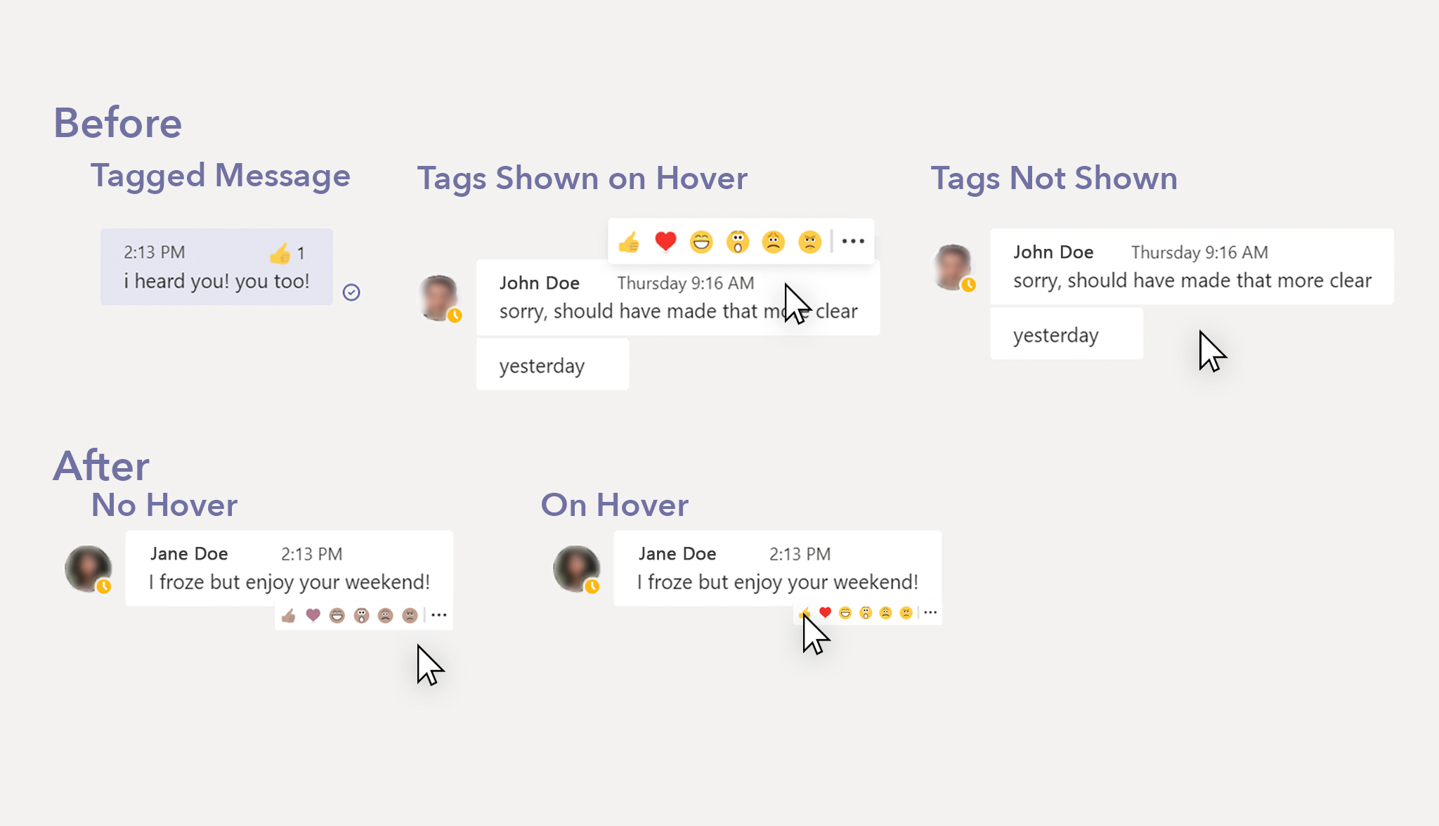 Design Critique: Microsoft Teams (Message Reactions & Search) – IXD@Pratt