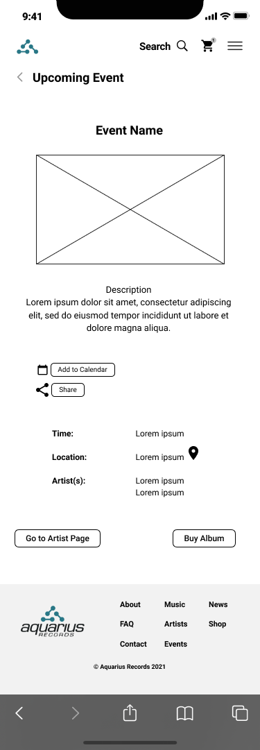 Design Story: Aquarius Records Website – IXD@Pratt