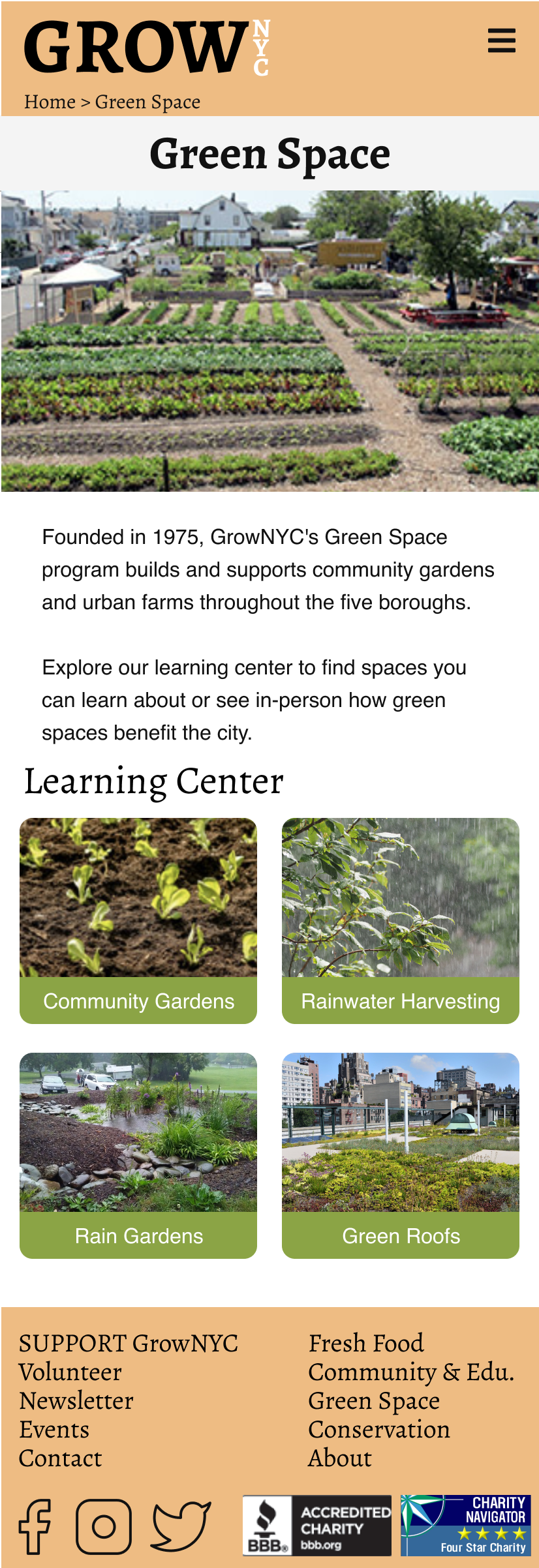 Website Redesign: GrowNYC – IXD@Pratt