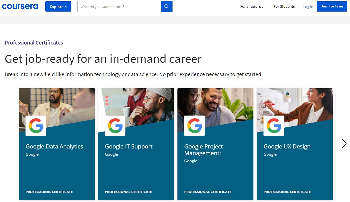 Design Critique: Coursera (Web Version) – IXD@Pratt