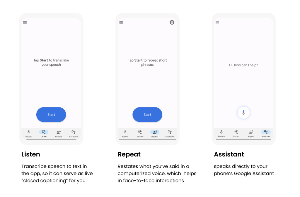 Assistive Technology: Project Relate (Android Beta App) – IXD@Pratt